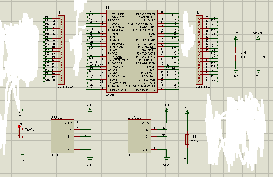 求救，CH554T的USB下载方式总是不能识别 - 沁恒微电子社区