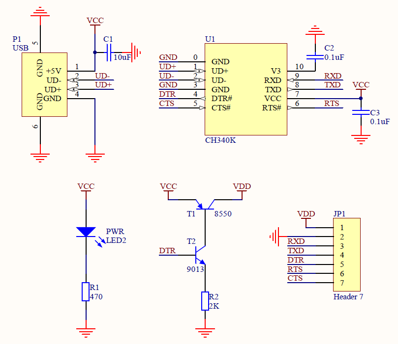 超小封装，外围超精简，自带防电流倒灌USB转串口芯片CH340K发布啦！ - 沁恒微电子社区