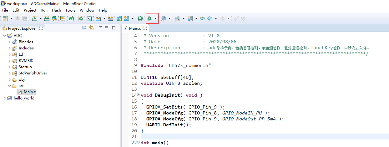 CH573 demo板 如何做仿真？ - 沁恒微电子社区