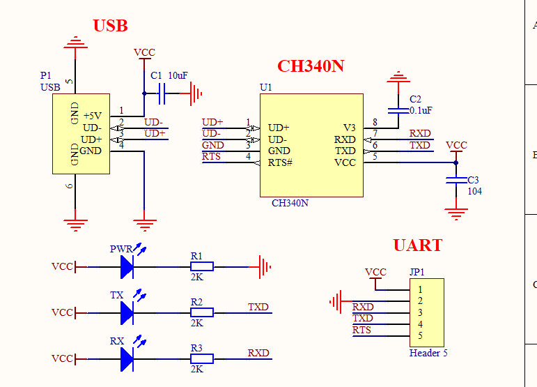 CH340N统一供电方案下USB识别不正常 - 沁恒微电子社区
