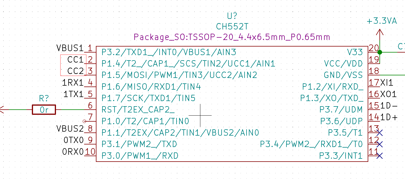 求教CH552的typec功能使用 - 沁恒微电子社区