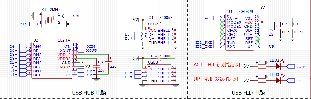 CH9329通过HUB芯片接入PC无法识别的问题 - 沁恒微电子社区