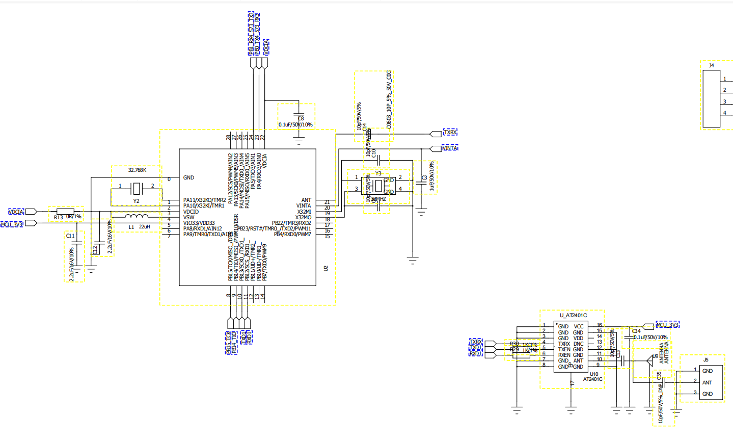 请问有CH573F外接LNA的实例应用吗？ - WCH沁恒单片机 - 电子技术论坛 - 广受欢迎的专业电子论坛!