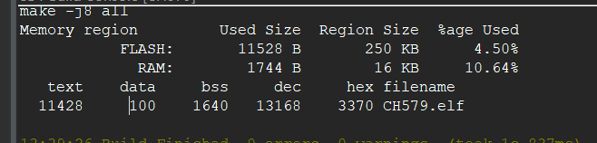 请问编译完成以后，生成的数据都代表的是什么？比如 text ，data， bss， dec，hex这几个数据分别代表什么？ - 沁恒微电子社区