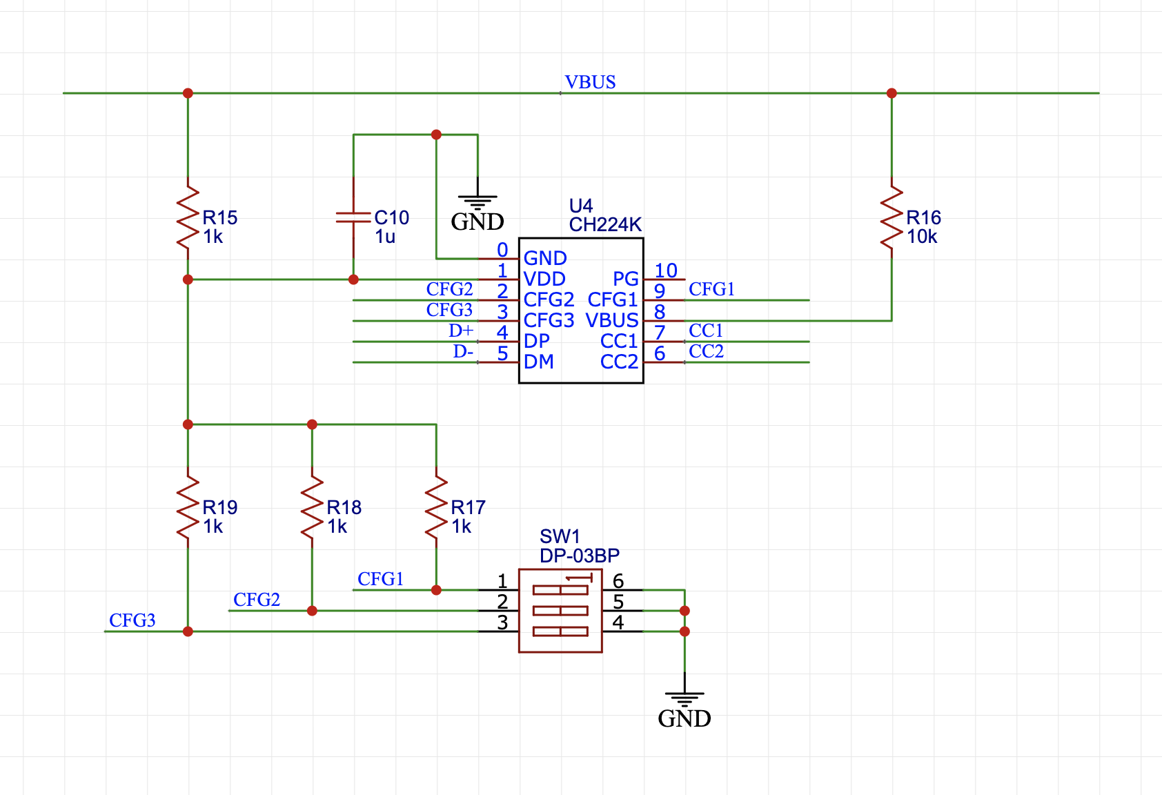使用拨码开关对CH224K进行配置 - 沁恒微电子社区