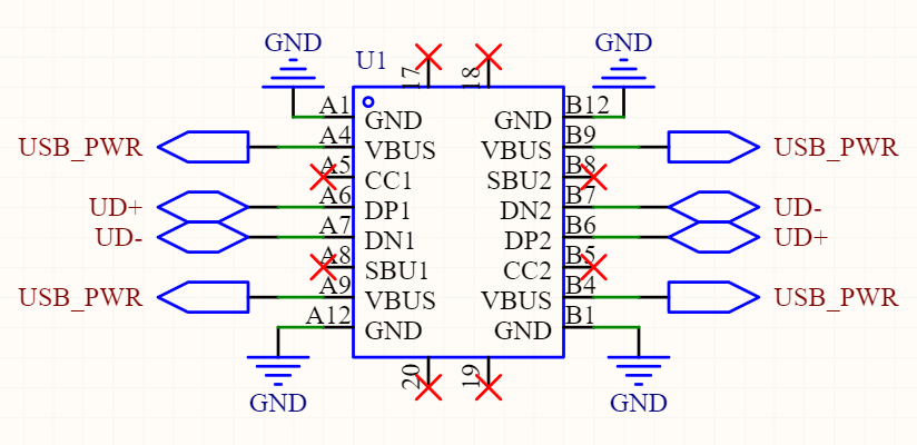 CH343P使用TypeC接口，只有一个方向可以识别到 - 沁恒微电子社区