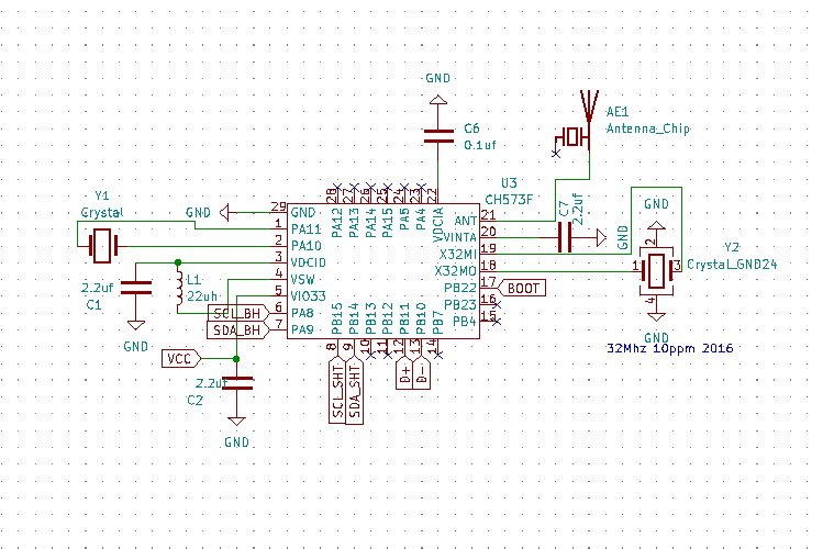 画了一块CH573F电路板，但是芯片启动不起来，很是不解，谁能帮我看一下是什么原因 - 沁恒微电子社区