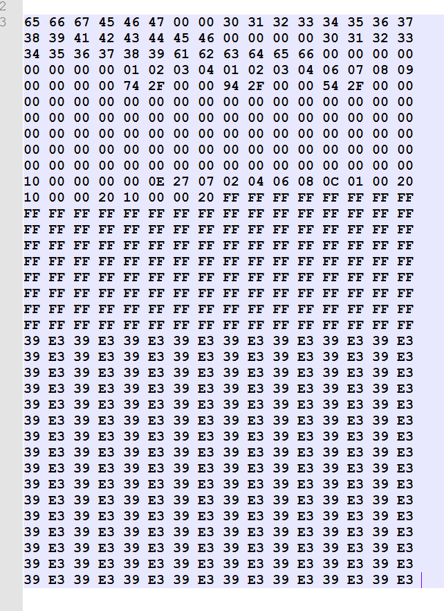 CH32V208，用mounriver写入。text＝12272，请问：0x3077－－0x30FF之间的0xFF是 mounriver改写的 ...