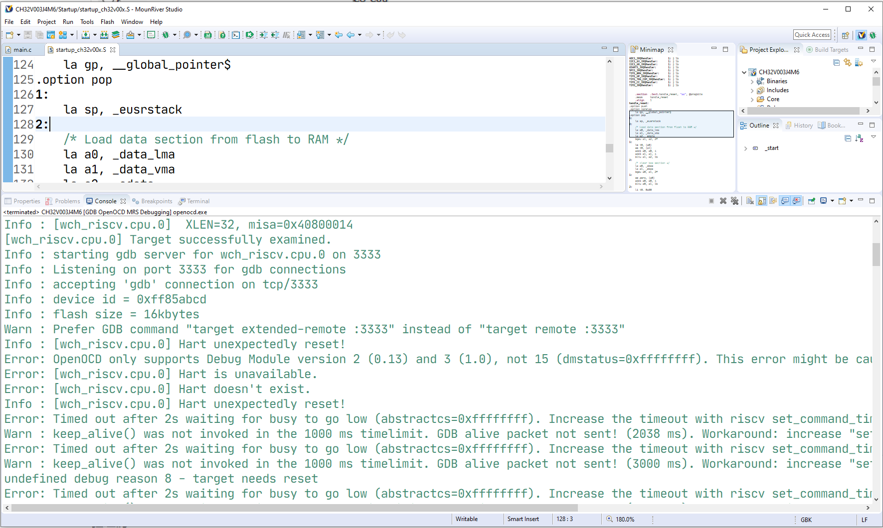 Why can't use debug in CH32V003J4M6 and can't re flash file ? - 沁恒微电子社区