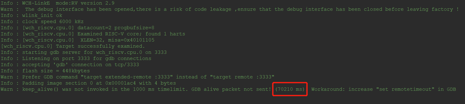 ch573F使用MounRiver 使用Wch-LinkE 进入调试很慢 - 沁恒微电子社区