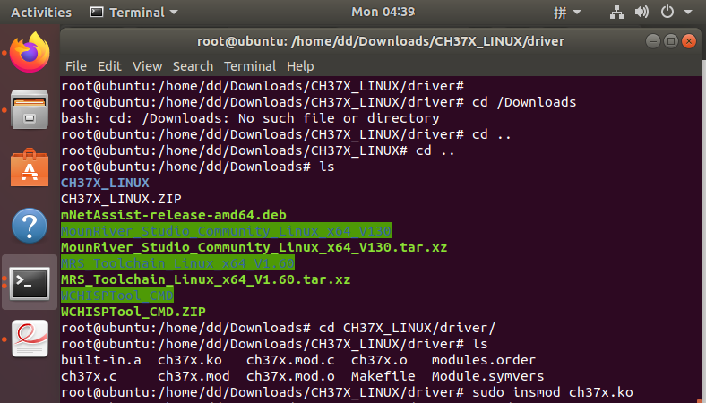 CH32V307的CH372Device例程，Linux驱动申请 - 沁恒微电子社区