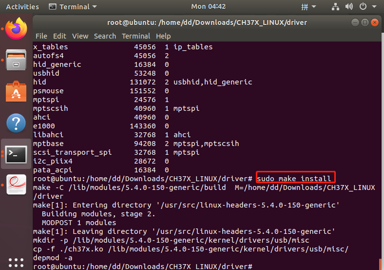 CH32V307的CH372Device例程，Linux驱动申请 - 沁恒微电子社区
