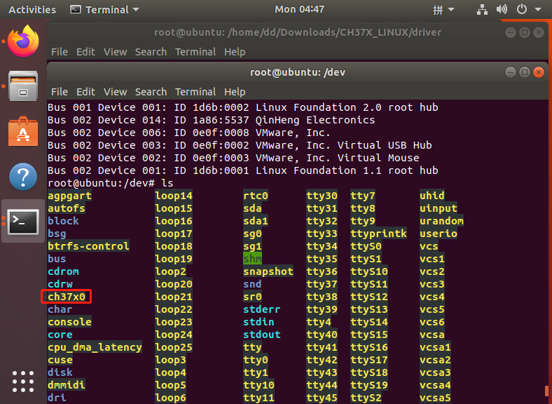 CH32V307的CH372Device例程，Linux驱动申请 - 沁恒微电子社区