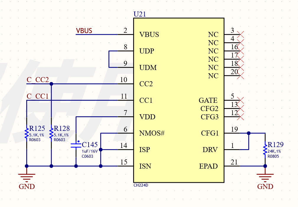 CH224K电源VDD耐压问题 - 沁恒微电子社区
