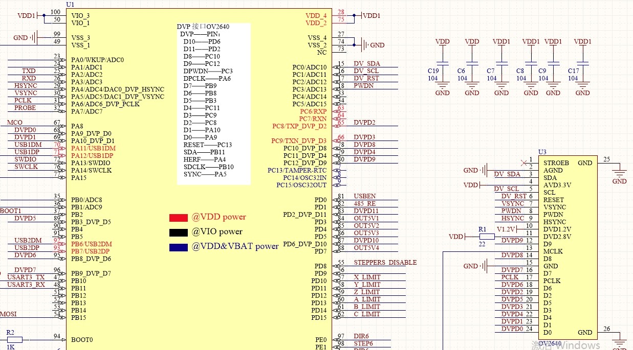 ch32v307 DVP_UART例程我将 pb6改为 pb3了。现在uart 输出 没有FF D8 jpeg图像头尾是 什么什么原因？ - 沁恒微电子社区