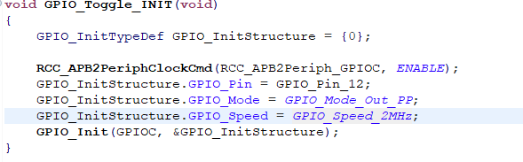 CH32V203RBT6例程GPIO_Toggle无法控制PC12的LED灯求助 - 沁恒微电子社区