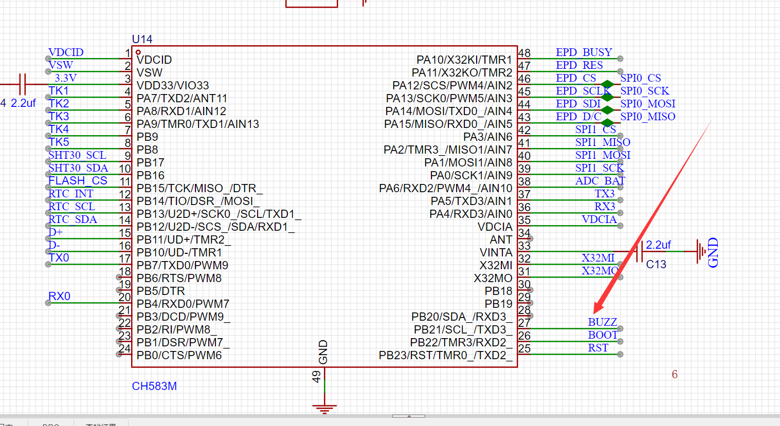 CH583M这个PB21引脚可以使用PWM吗 - 沁恒微电子社区