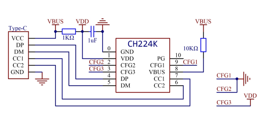 CH224K芯片有点问题 - 沁恒微电子社区