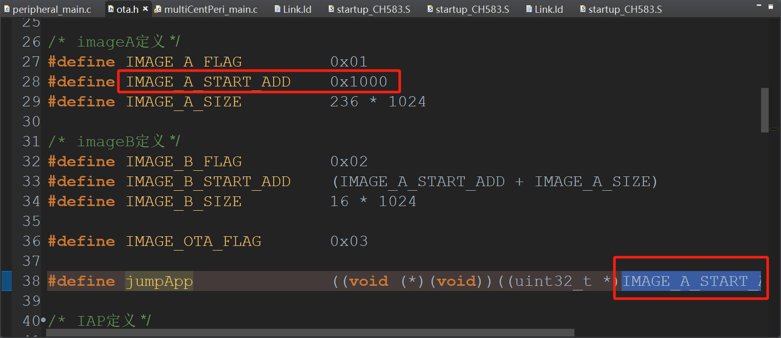 ch582 OTA 方式二 一直打印jump App - 沁恒微电子社区