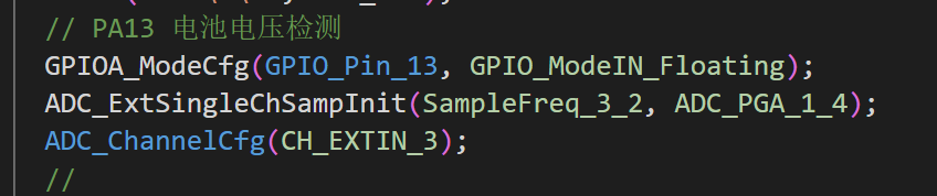 ch579从机例程 开启休眠 测量adc有问题 - 沁恒微电子社区
