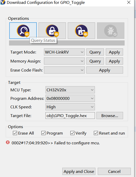 CH32V208WBU6无法下载 - 沁恒微电子社区