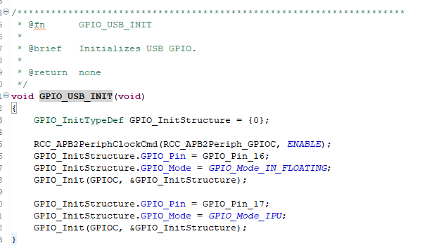 关于CH32X033的USB接口的GPIO模式配置 - 沁恒微电子社区