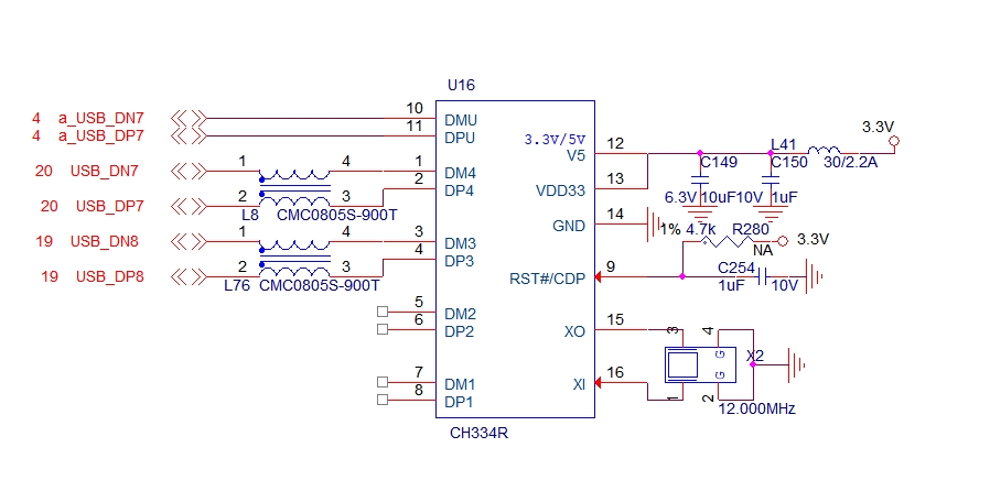 USB HUB CH334R 鼠标不能用，键盘，U盘可以使用 - 沁恒微电子社区