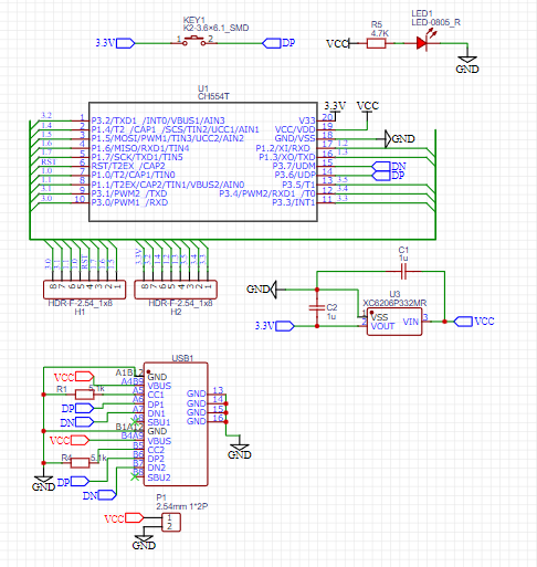 CH554T不能识别 提示无法识别的USB设备 - 沁恒微电子社区