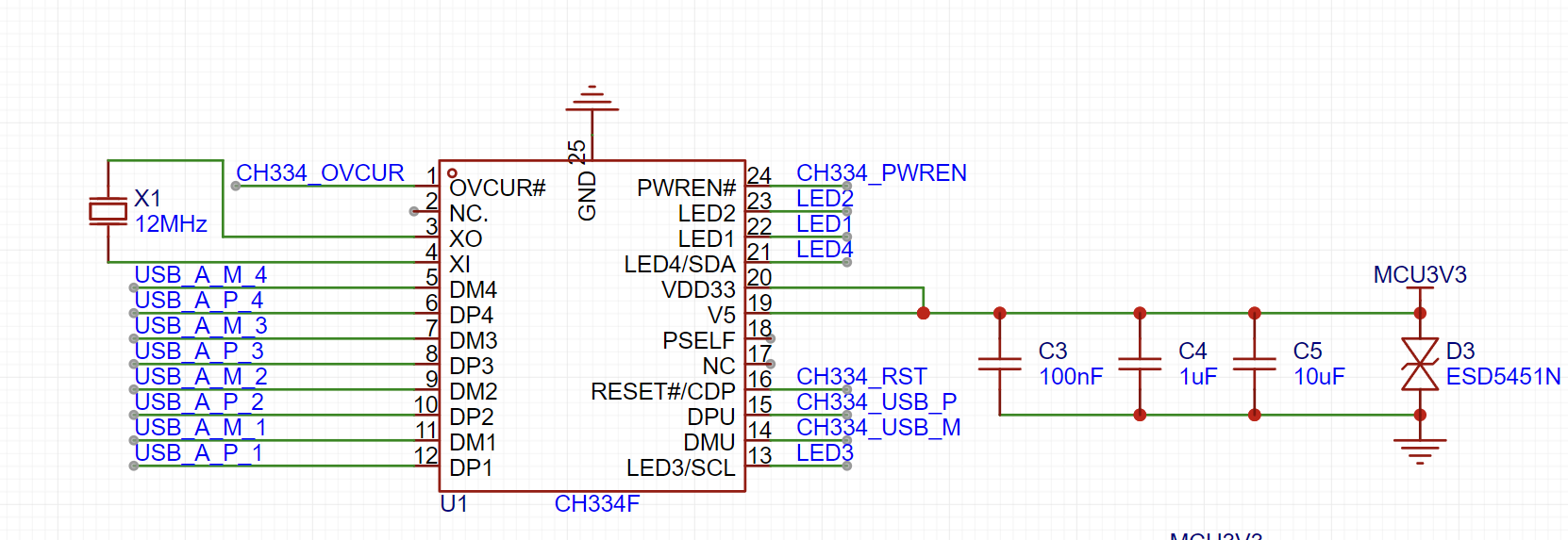 CH334F无法插上电脑无法通信的问题 - 沁恒微电子社区