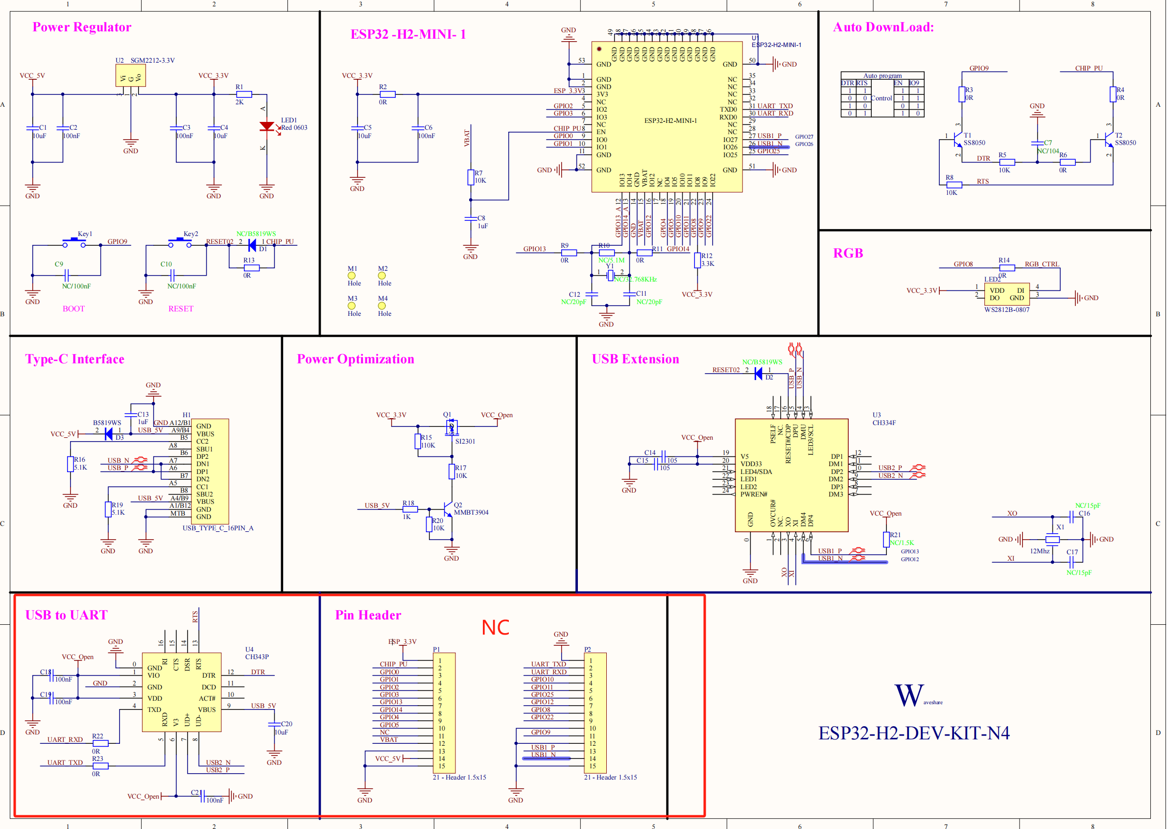 ESP32-H2 经过CH334F后，发出类似蜂鸣器"滋滋滋"的声音，而且烧录失败 - 沁恒微电子社区