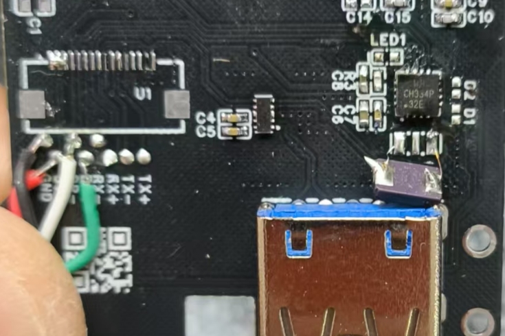 做了一个CH334P hub 只能识别鼠标键盘,U盘读卡器插入有响应但是不显示.这个要怎么改善? - 沁恒微电子社区